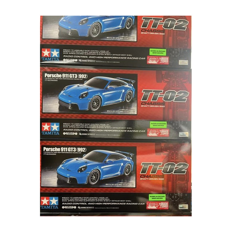 Tamiya TT02 Porsche 911 GT3